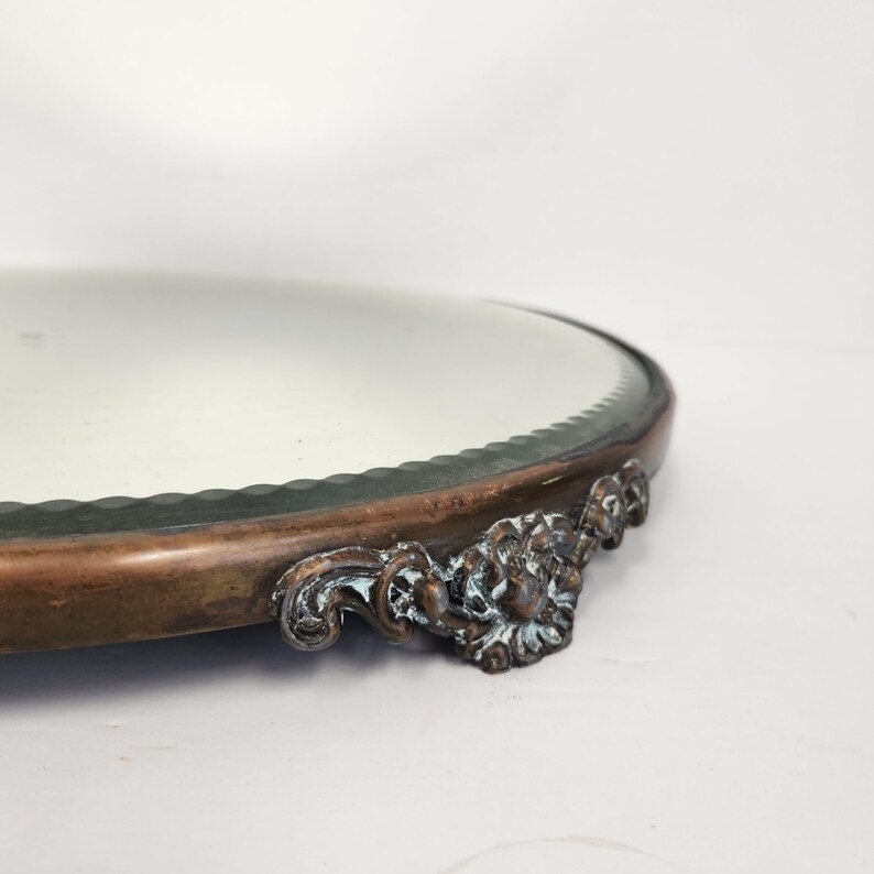 Vintage Late 1800's Victorian Plateau Tabletop Copper - Etsy
