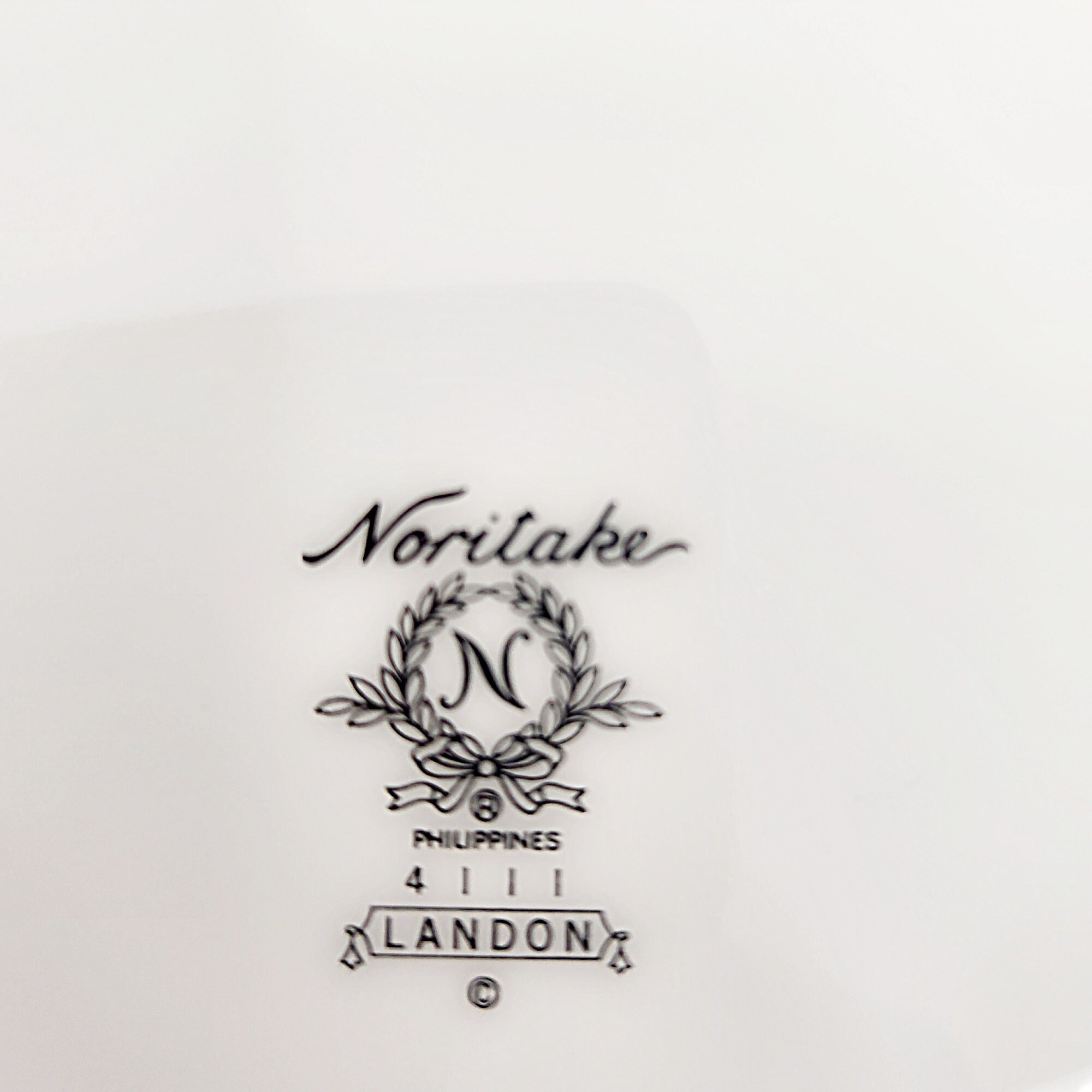 Vintage 1970's 80's Noritake Landon 4111 8 1/4 Inch Dessert Plates Set ...