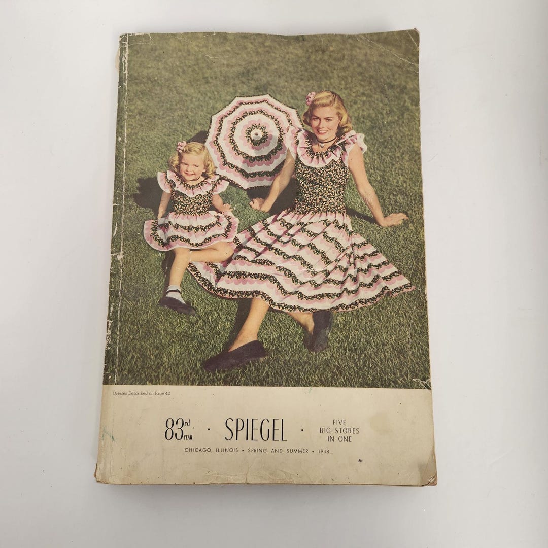 Vintage 1948 Spiegel Spring and Summer Reference Catalog - Etsy