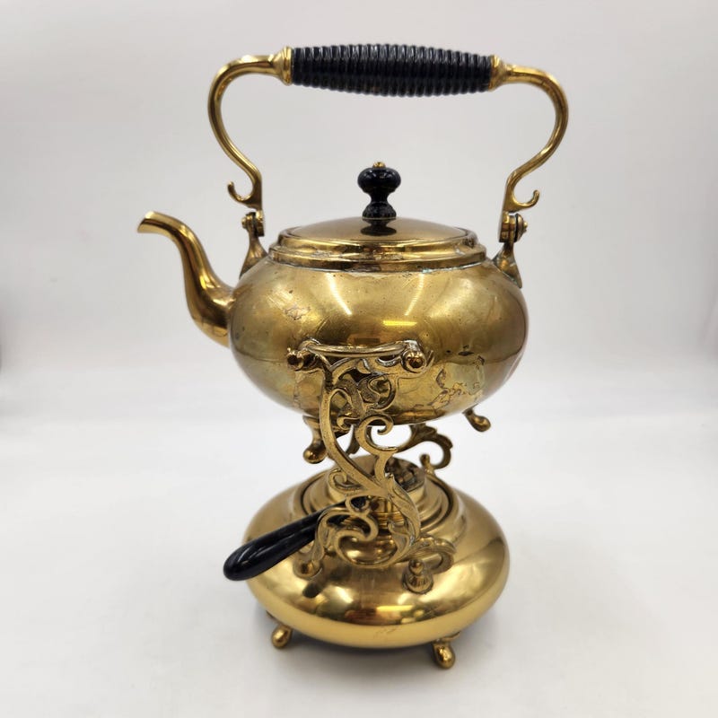 Brass Tilting Teapot - Etsy