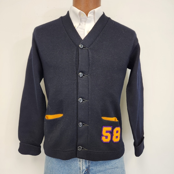 Letterman Sweater - Etsy