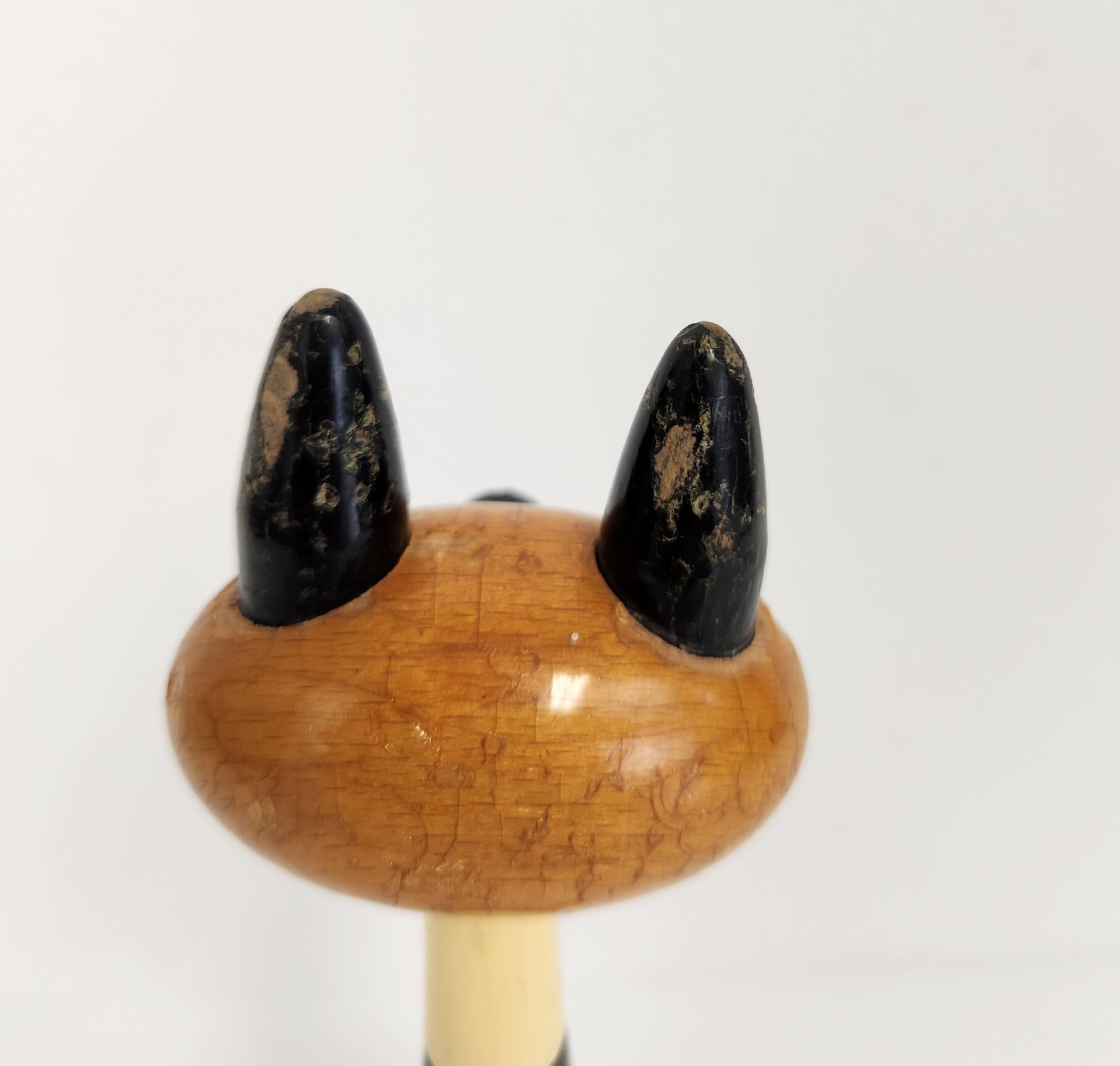 Vintage 1970's Kouvalias Atomic Cat Stacking Block Toddlers Learning ...