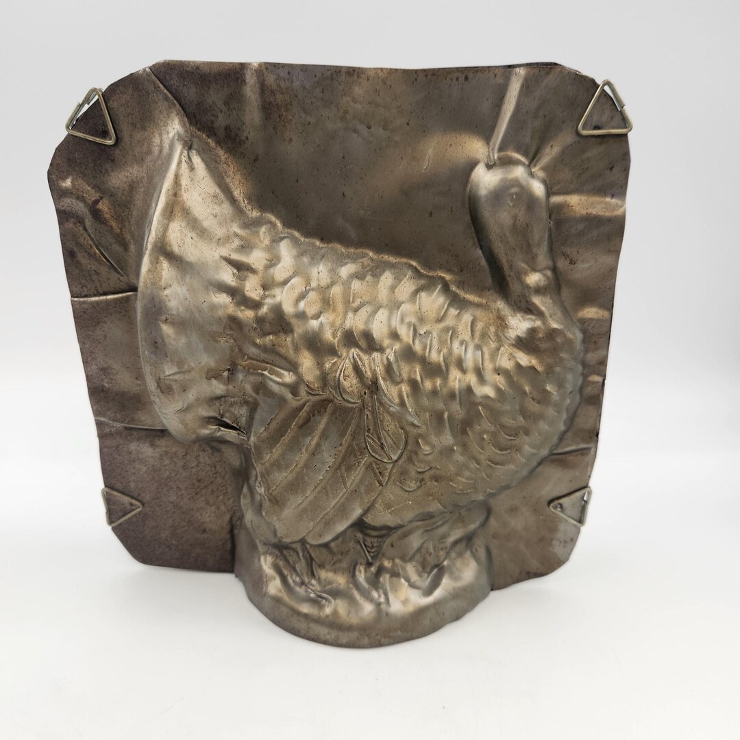 Vintage Tin Turkey Mold - Cake - Plaster or Decorative Purpose - Etsy