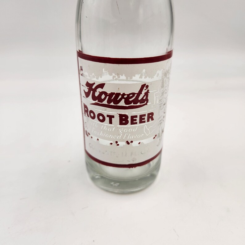 Vintage 1950's 60's Howel's Root Beer 12 Oz Bottle Rosentreter Bottling ...