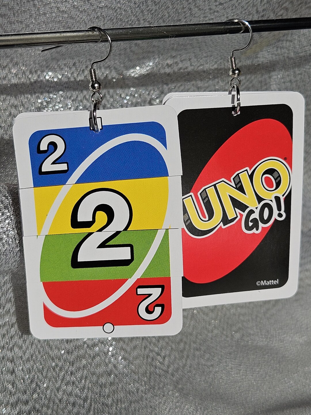 Uno Card Earrings | Different Variations - Etsy