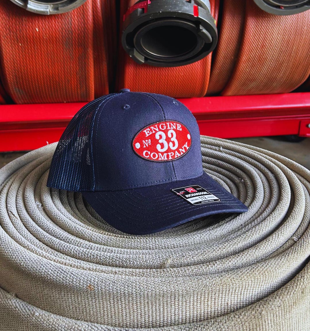 Custom Embroidered Fire Department Richardson 112 Trucker Hat - Etsy