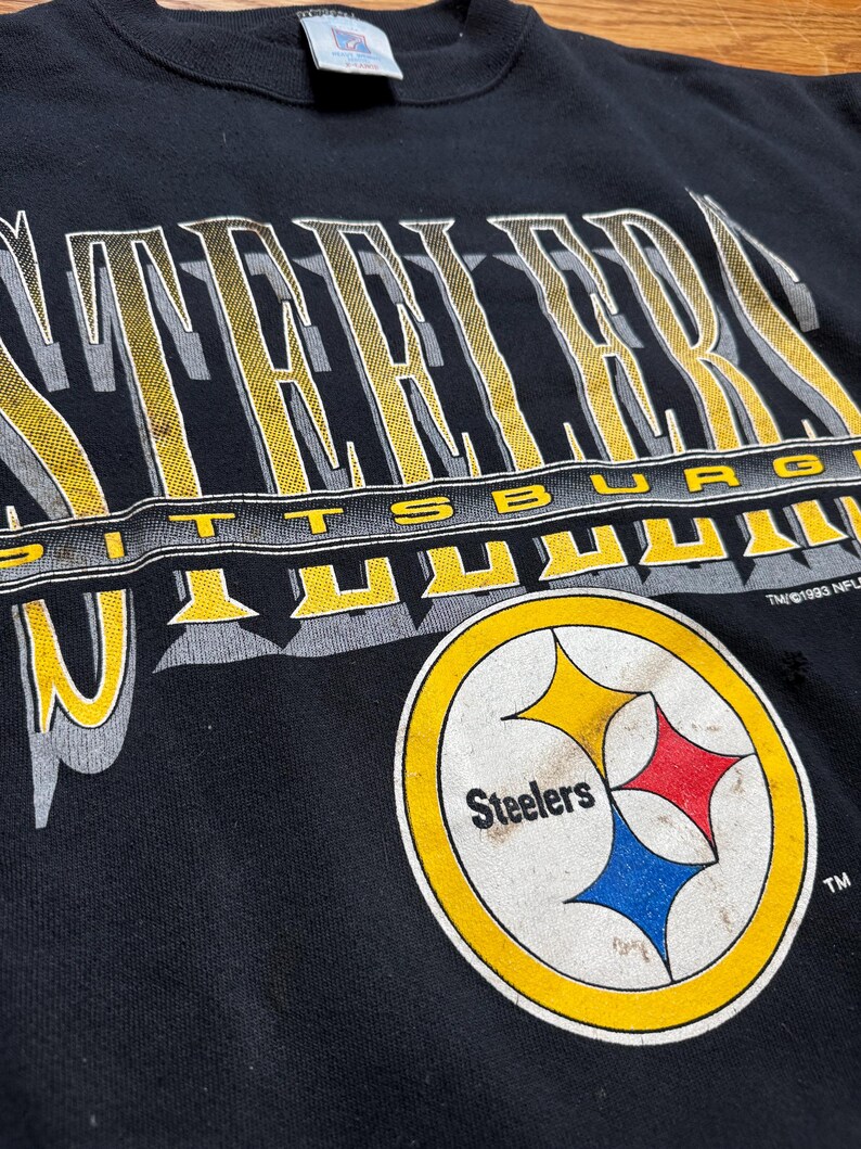 Vintage Pittsburgh Steelers 1990s Crewneck Sweatshirt XL Logo 7 ...