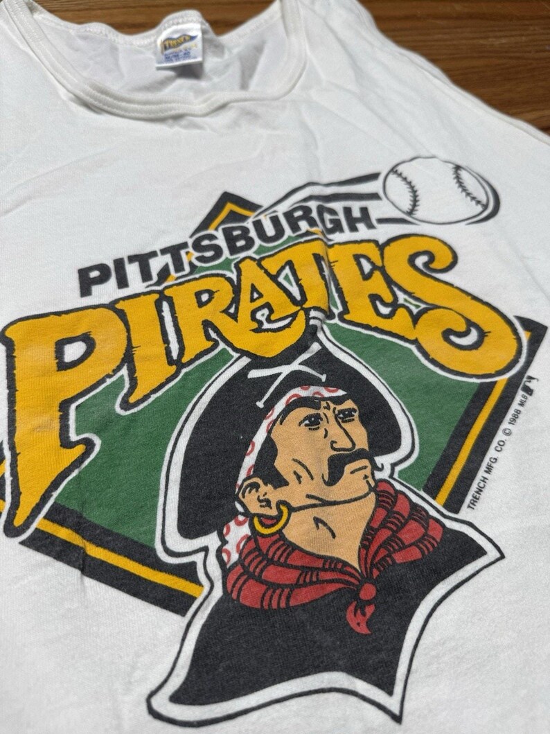 Vintage Pittsburgh Pirates 1980s Tank Top Shirt Men’s Medium Vtg 80s ...