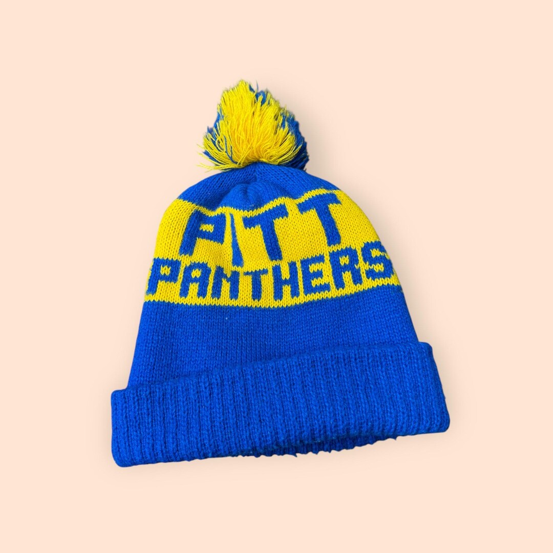 Vintage Pitt Panthers 1980s Tossel Cap Blue Vtg Pittsburgh 80s - Etsy