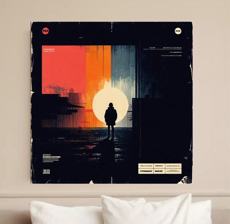 Custom Minimalist Album Cover Poster – Modern Music Wall Art ...