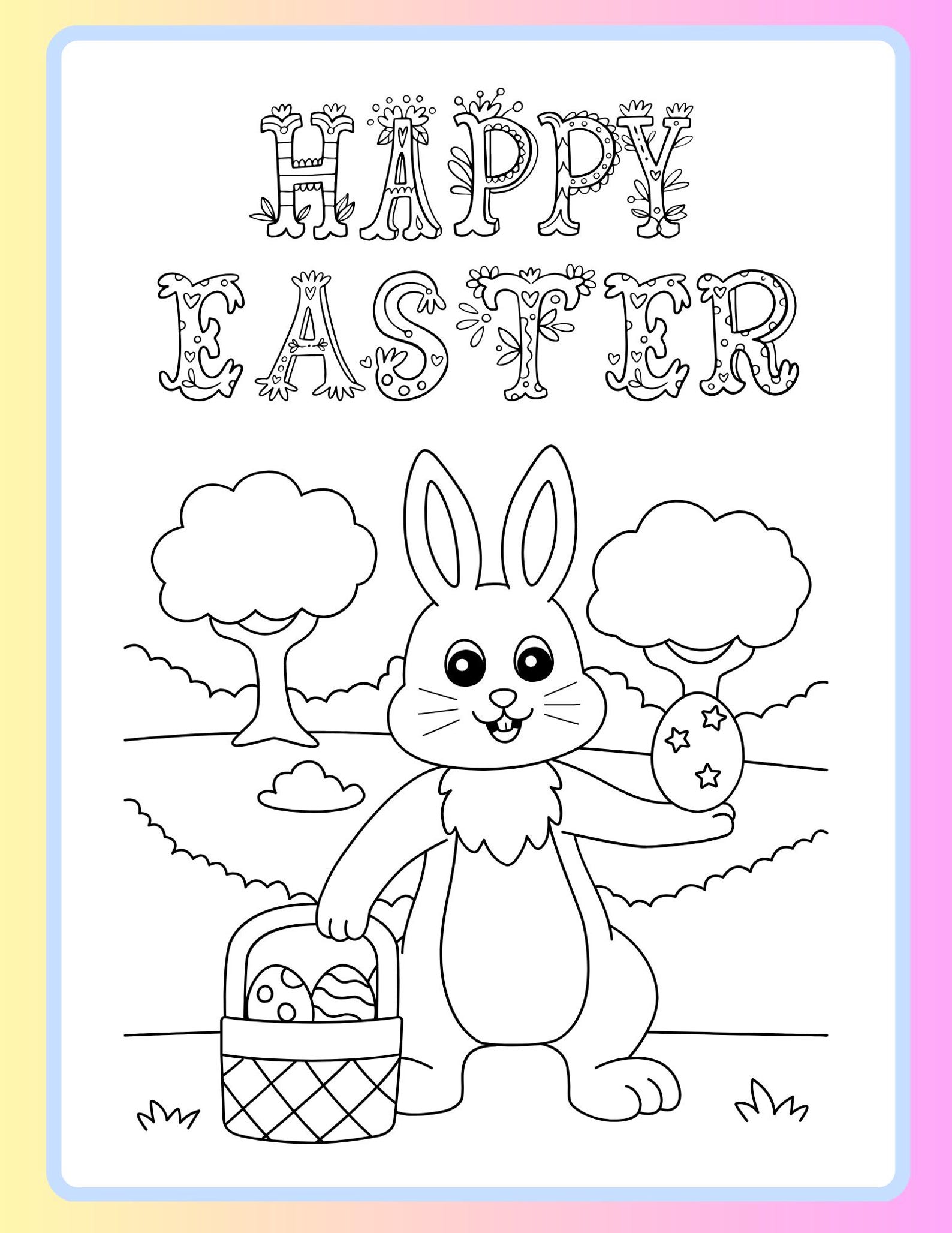 Printable Easter Worksheet for Kids – Fun Easter Activity Pages ...