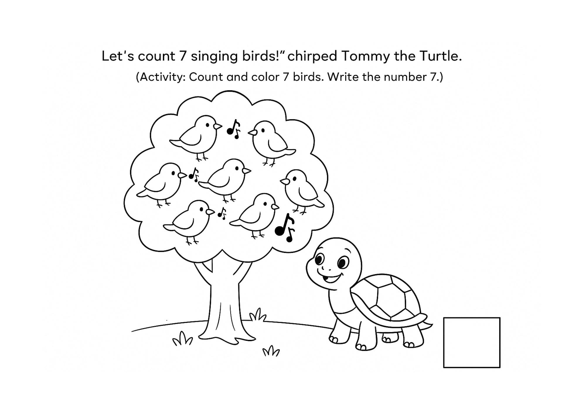 Counting in the Forest – Preschool Number Storybook & Activity Pages ...
