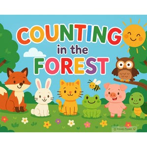 Counting in the Forest – Preschool Number Storybook & Activity Pages ...