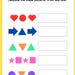 Pattern Practice Printable: Preschool Learning Activity (5 Pages ...