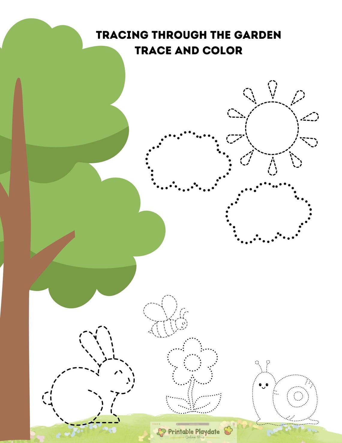 Fine Motor Skills Tracing Maze Worksheets for Kids | Printable and ...