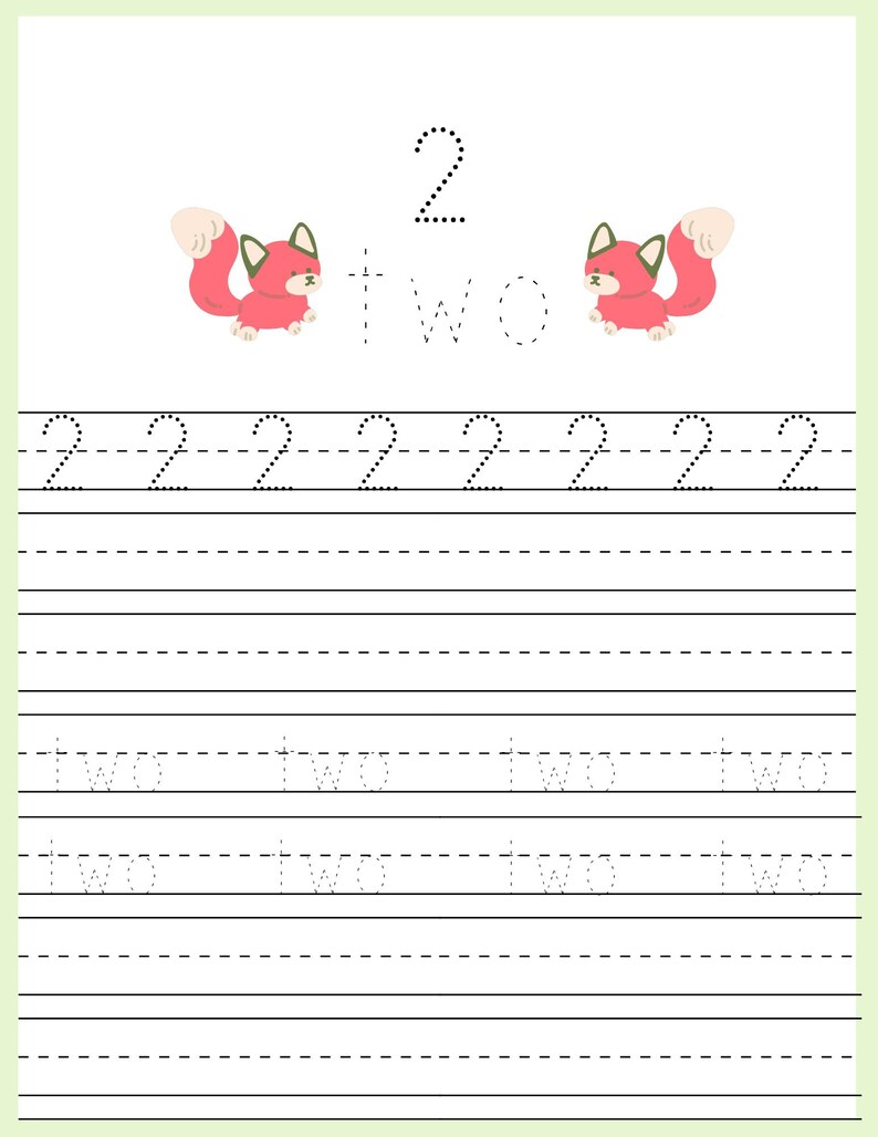 Number Tracing Workbook (1–10) | Printable PDF | Preschool ...