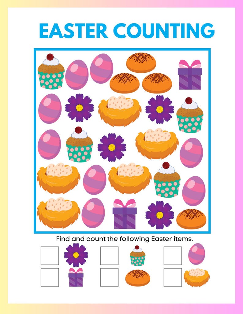 Printable Easter Worksheet for Kids – Fun Easter Activity Pages ...