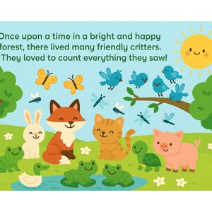 Counting in the Forest – Preschool Number Storybook & Activity Pages ...
