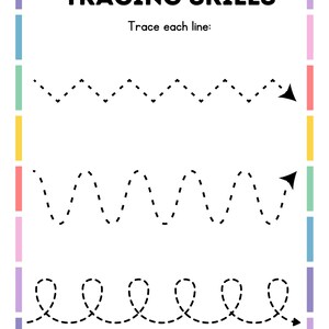 Fine Motor Skills Tracing Maze Worksheets for Kids | Printable and ...