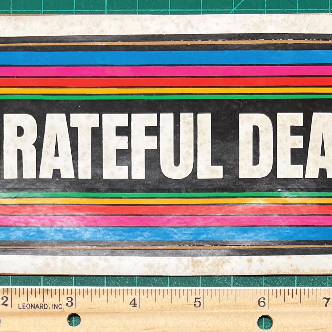 Grateful Dead Bumper Sticker - 1980s - Etsy