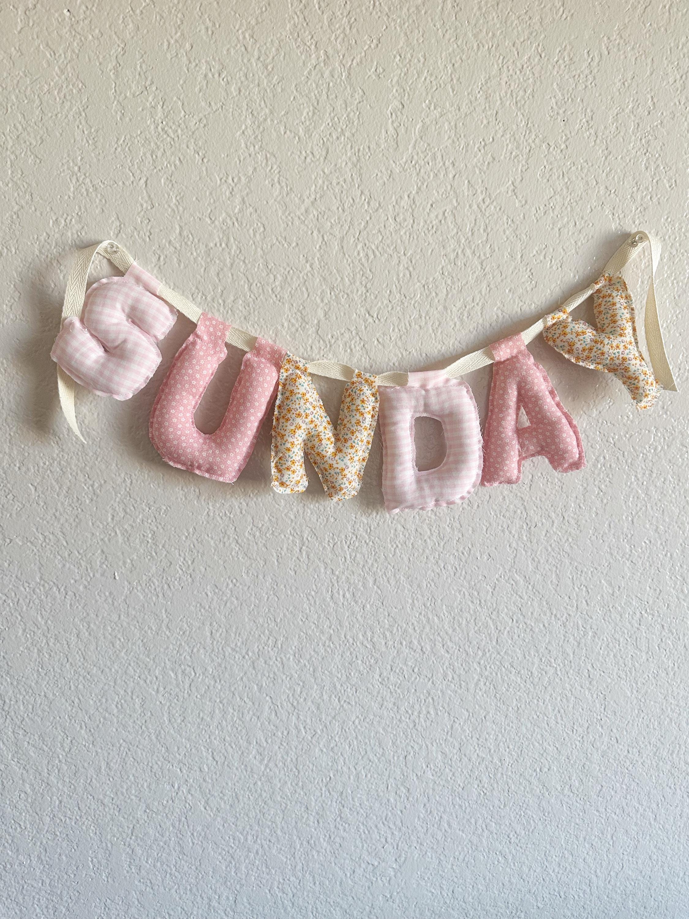 Fabric Name Banners - Etsy
