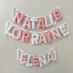 Fabric Name Banners - Etsy