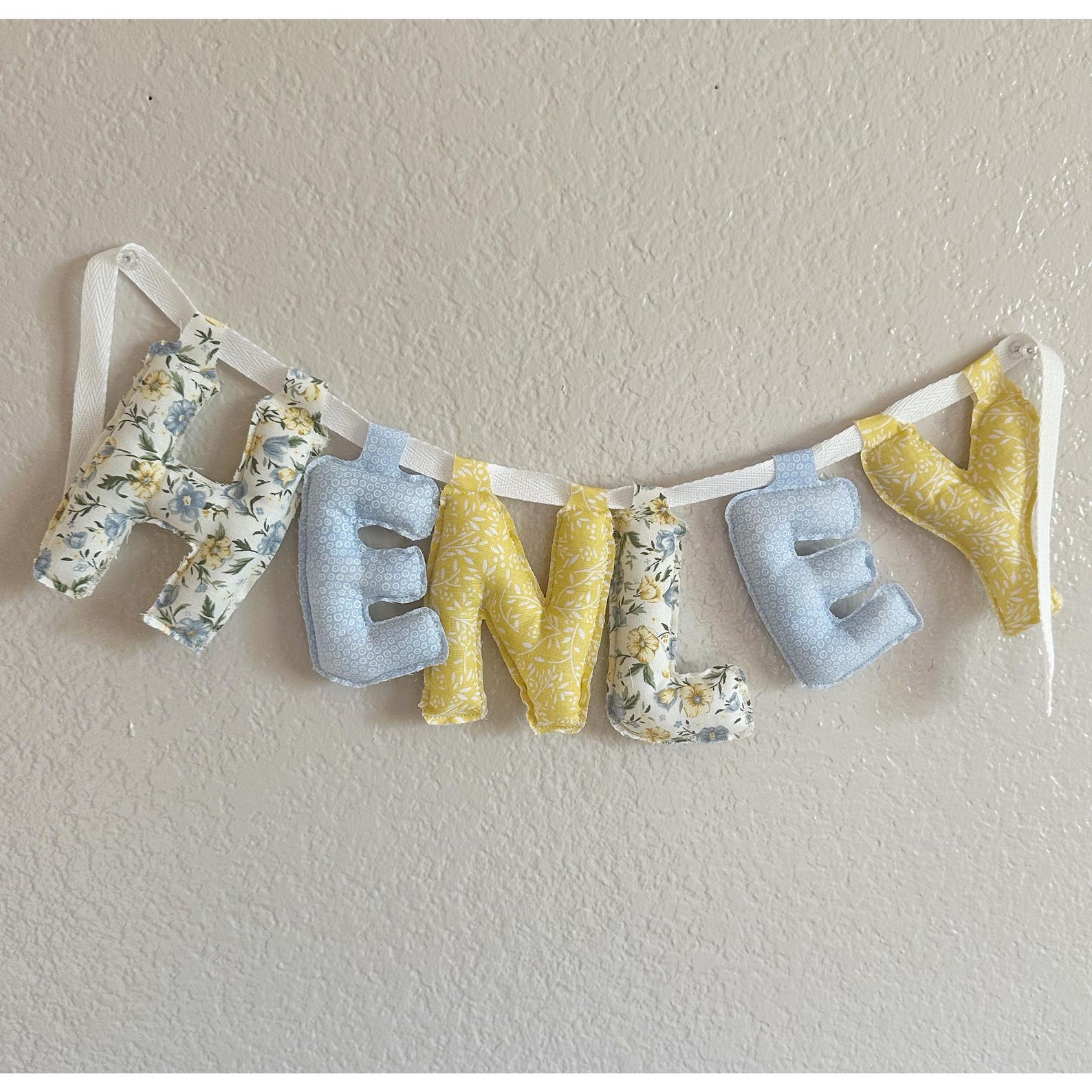Fabric Name Banners - Etsy
