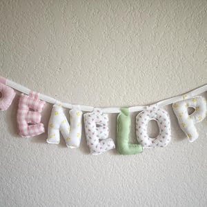 Fabric Name Banners - Etsy