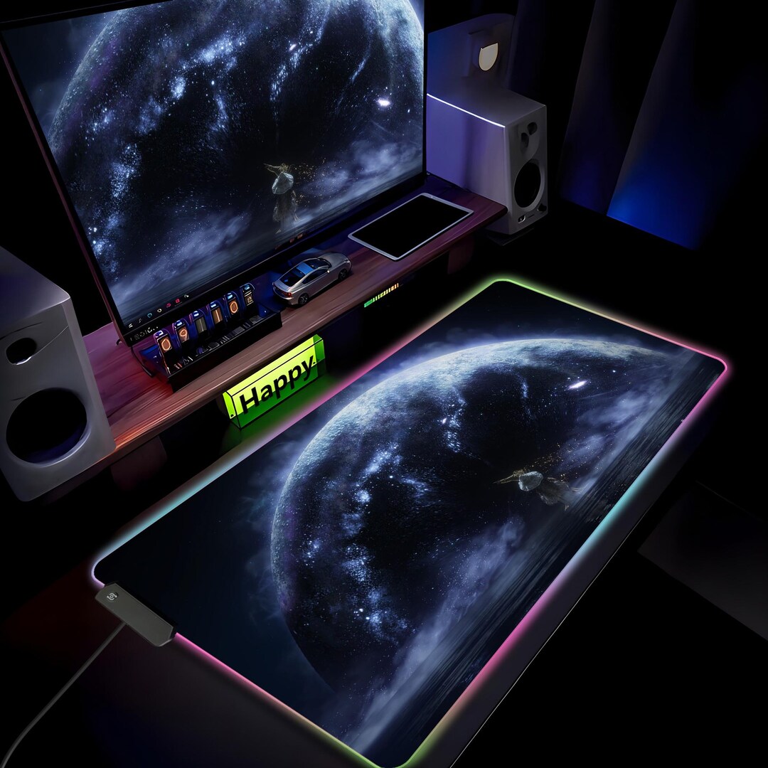 Elden Ring Gaming Desk Mat, Ranni the Witch RGB LED Mouse Pad, Large ...
