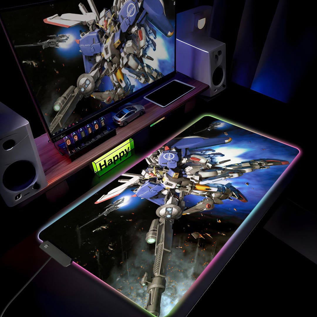 Mobile Suit Gundam Desk Mat XL Japanese Anime Gaming Mousepad ...