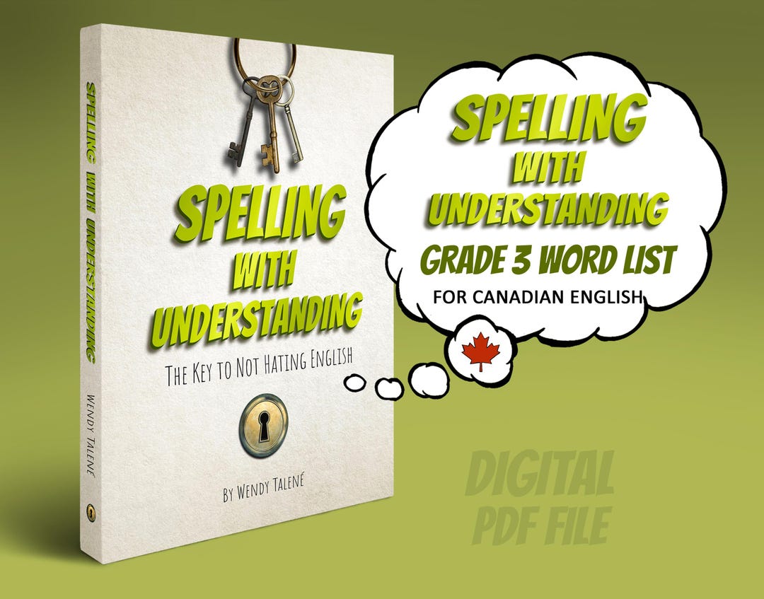 Grade 3 Spelling Lesson Plans - Canadian English - Spelling With ...