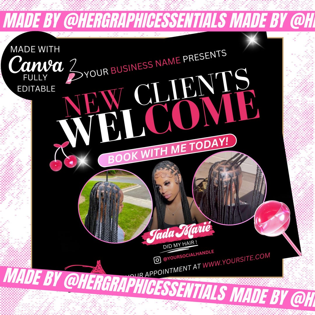 New Clients Flyer, DIY Flyer Template Design, Client Acquisition Flyer ...