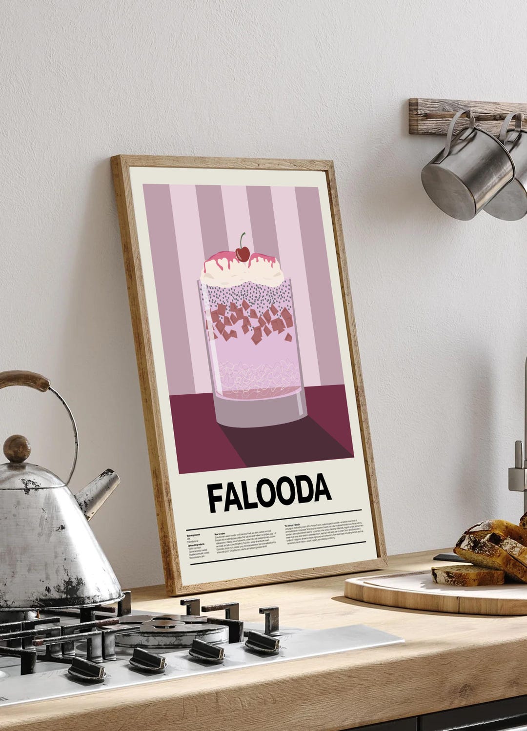 Falooda Recipe Poster (digital Print) - Etsy