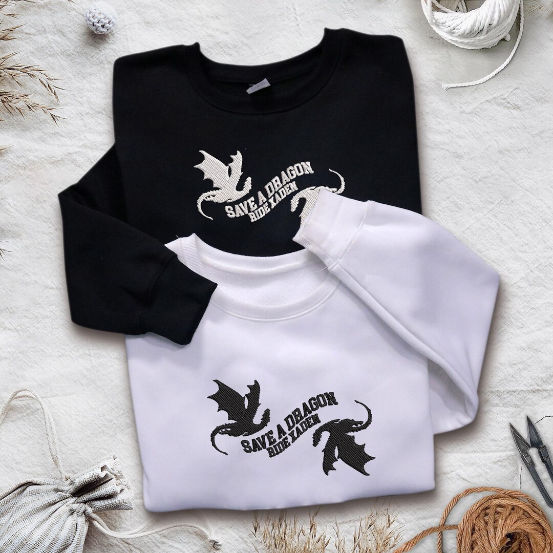 Xaddy Save A Dragon Ride A Wingleader Embroidered Shirt, Xaddy Shirt ...