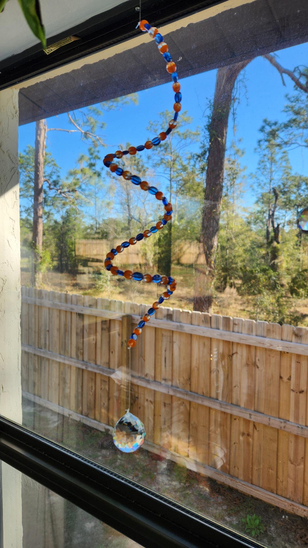 Spinning Suncatcher, Crystals - Etsy