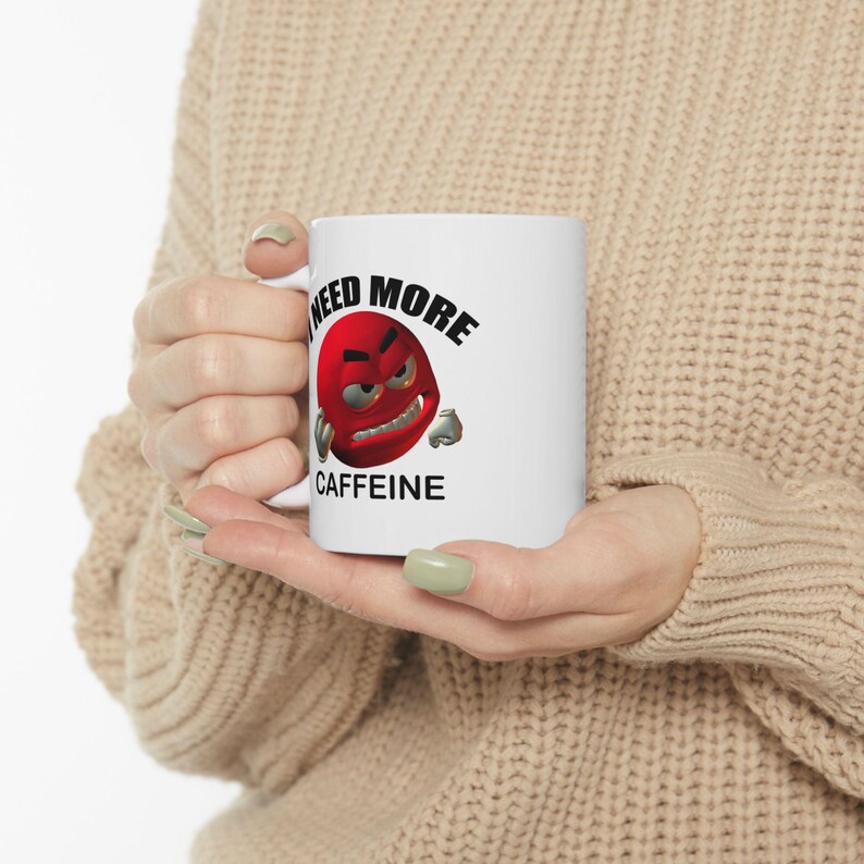 Funny Meme Mug, Sarcastic Coffee Cup, Humor Emoji Mug, Gift for Coffee ...