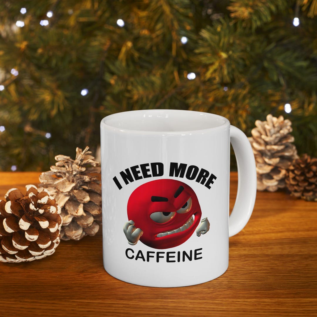 Funny Meme Mug, Sarcastic Coffee Cup, Humor Emoji Mug, Gift for Coffee ...