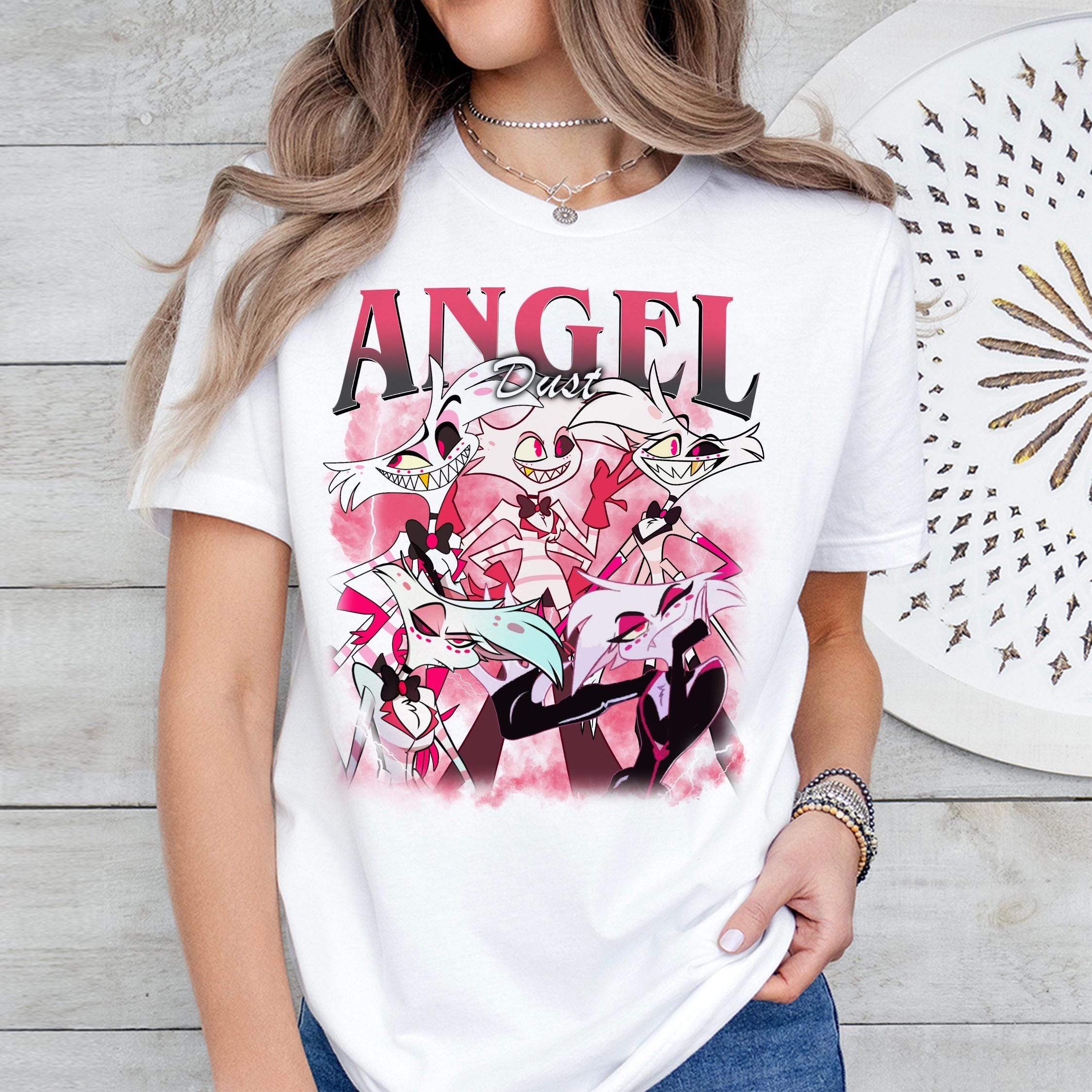 Angel Dust Hazbin Hotel Collage Sweatshirt, Cozy Cartoon Sweatshirt ...