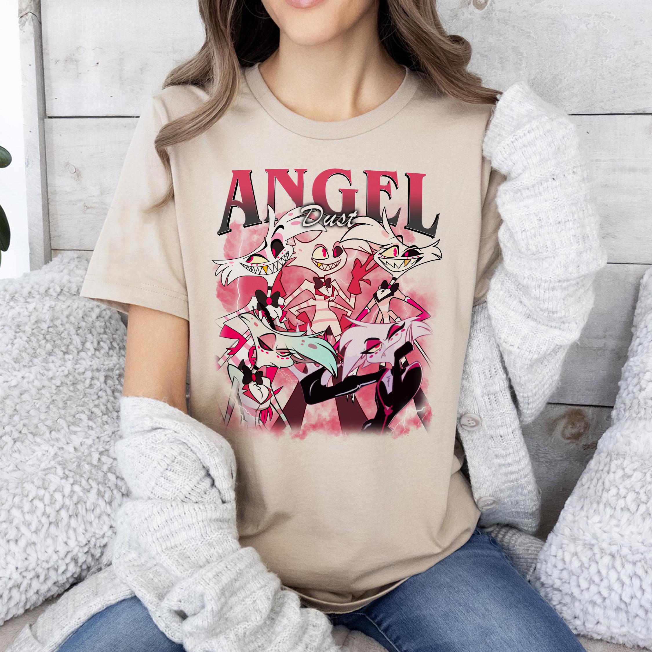 Angel Dust Hazbin Hotel Collage Sweatshirt, Cozy Cartoon Sweatshirt ...