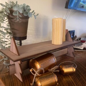 Christmas Themed Riser, Shelf SVG Folds Flat, Easy to Assemble - Etsy