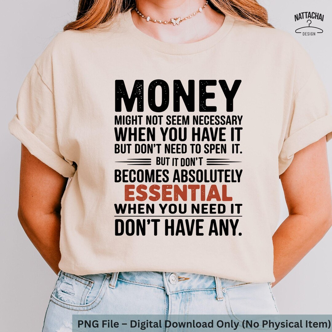 Inspirational Money Quote Print | Financial Wisdom Wall Art ...