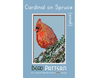Cardinal Peyote Stitch Pattern - Etsy