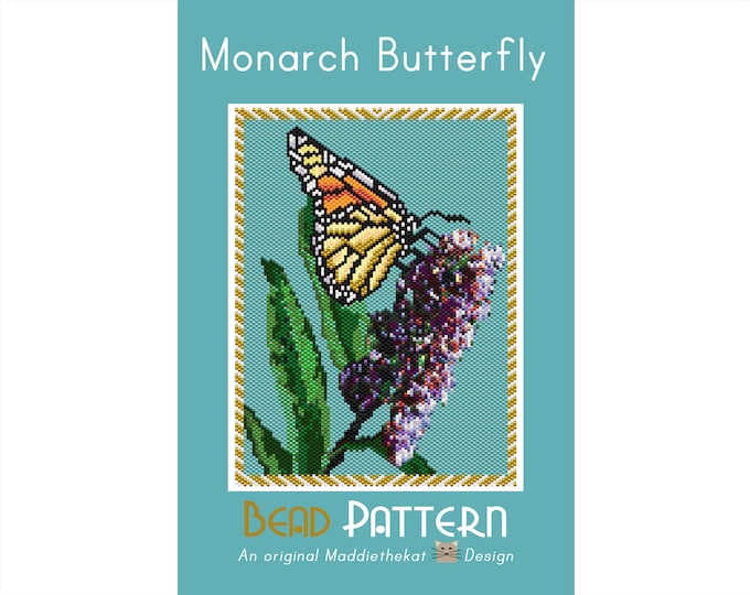 Bead Kit for Monarch Butterfly Includes PDF Pattern/tutorial - Etsy Canada
