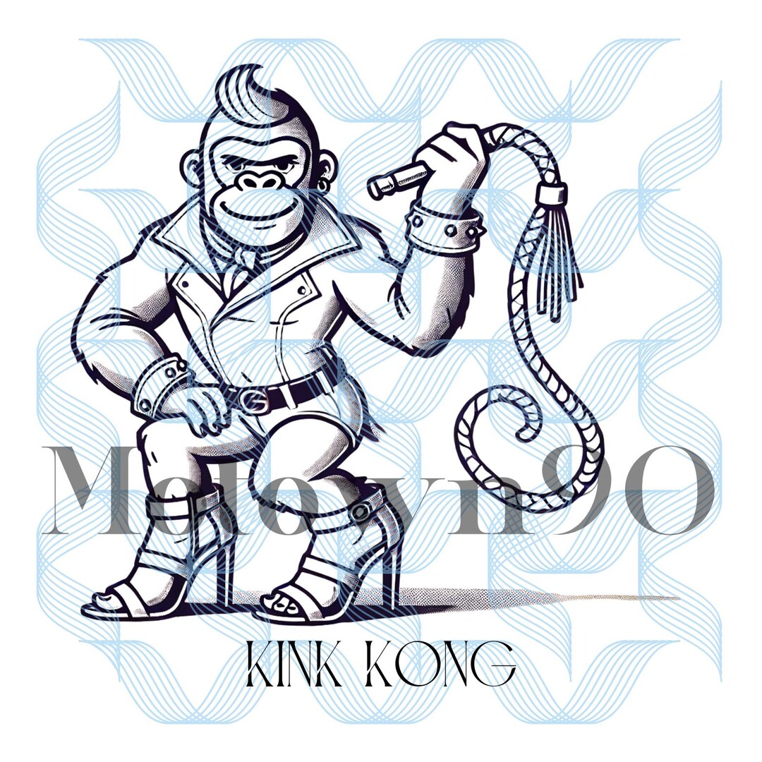 Kink Kong - Playful Line Art Digital Download | SVG & PNG | Fun Cheeky ...