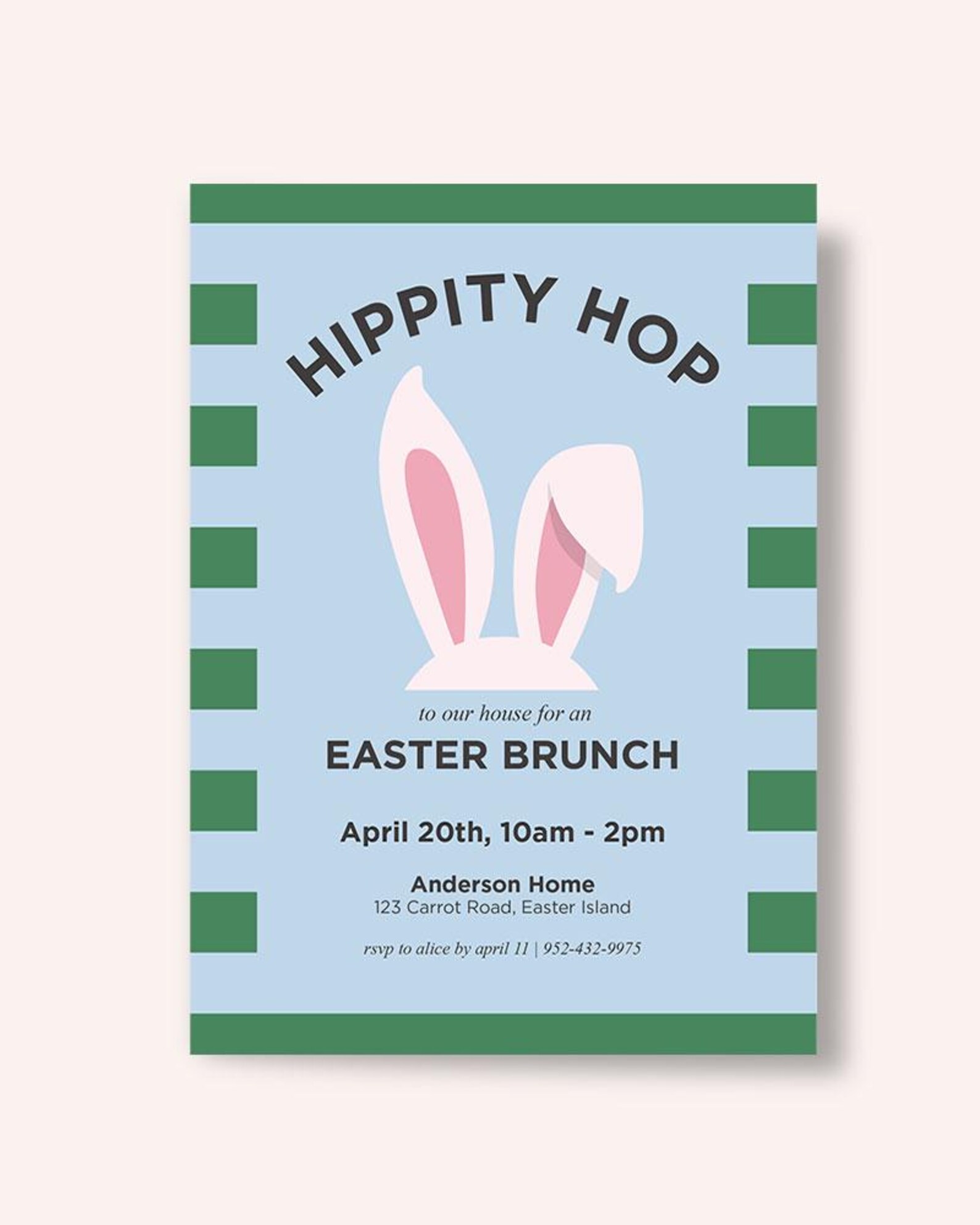 Easter Celebration Invitation. Easter Egg Hunt, Modern Easter Invite ...
