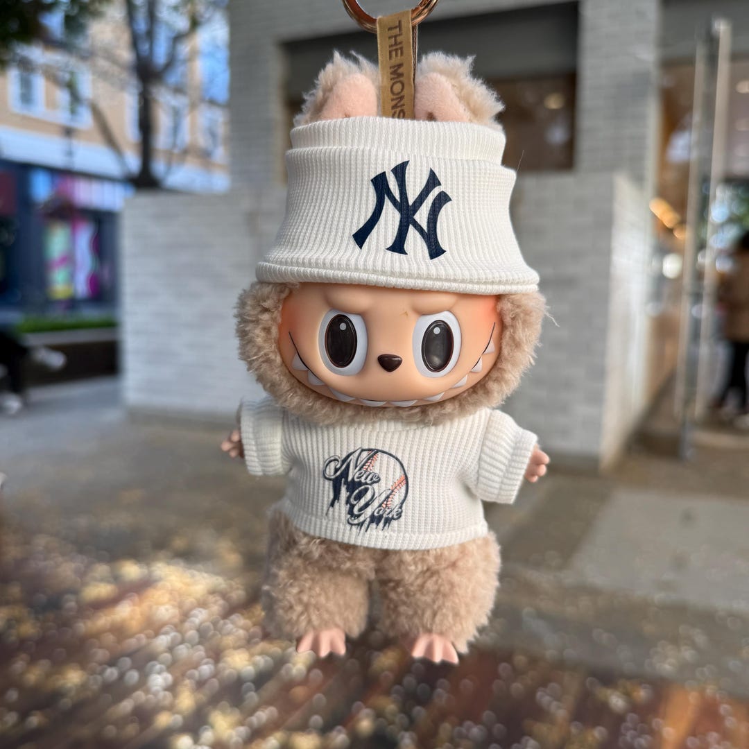 Labubu Yankee Clothes, Custom Labubu Clothes, Personalized Labubu Doll ...