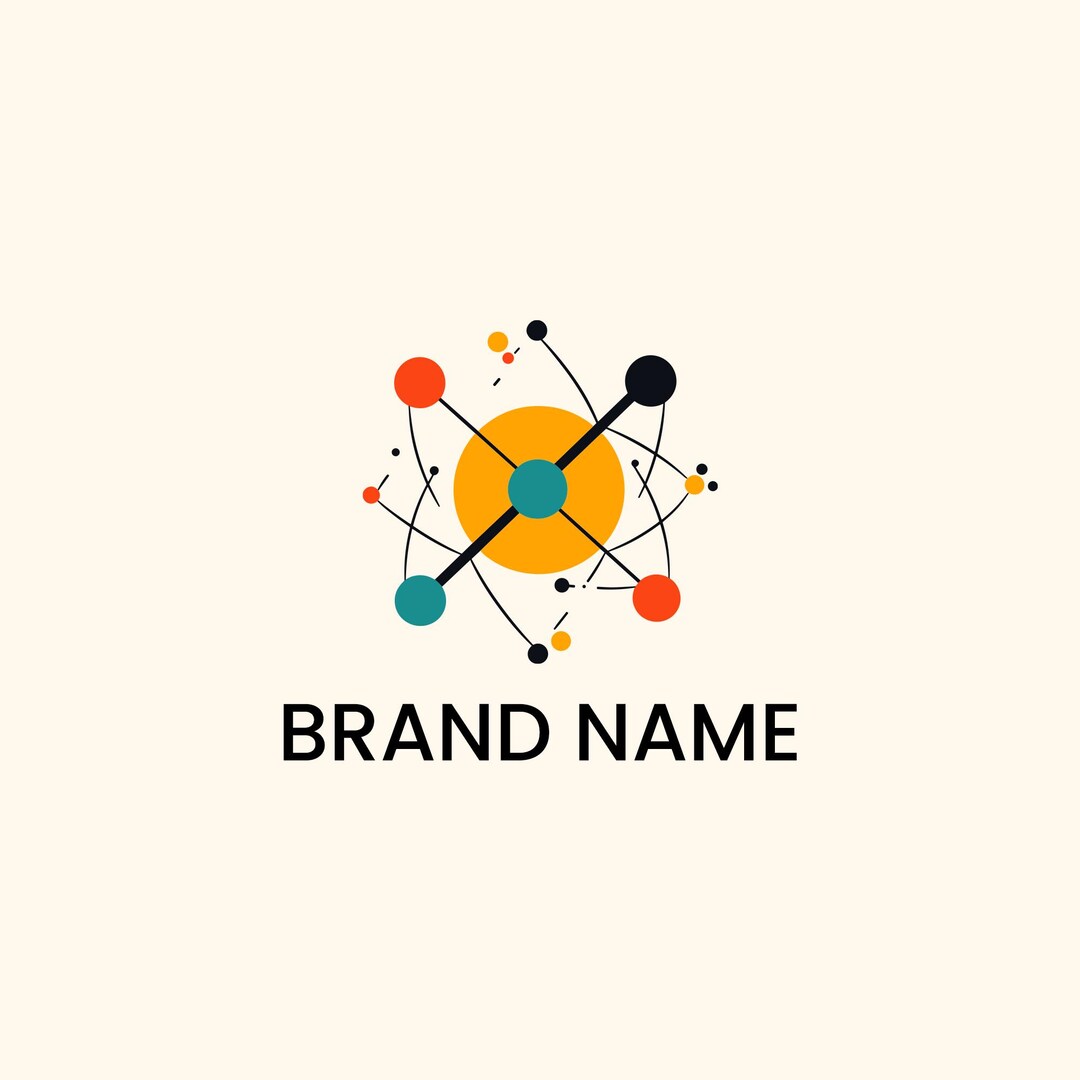 Science & Technology Network Logo Design, Geometric Vector Graphic ...