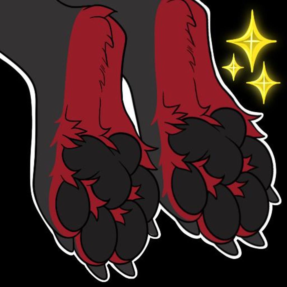 Digital Canine Wolf Furry Emotes/stickers Base - Pack 4 - Etsy