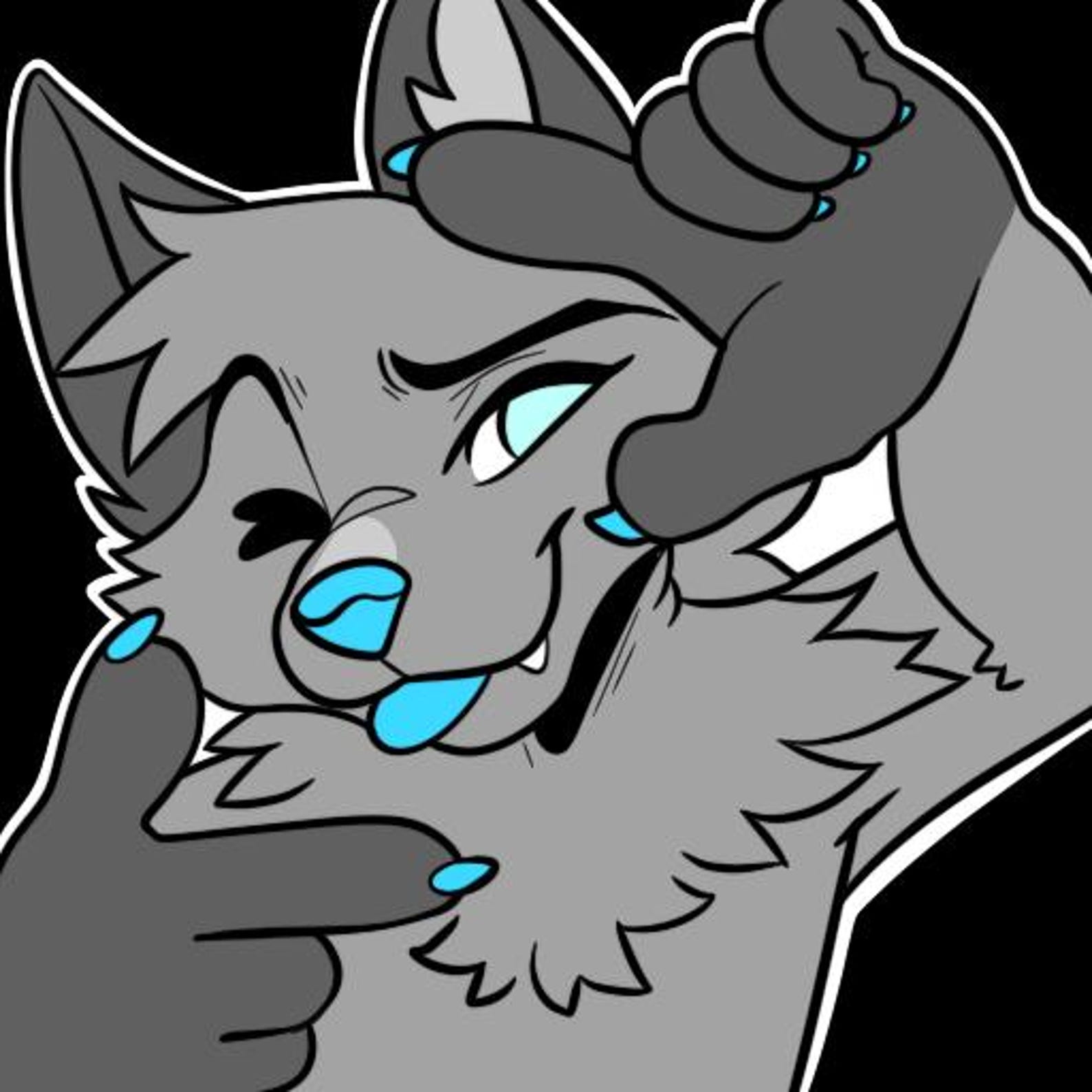 Digital Furry Canine Wolf Emotes / Sticker Bases Pack 8 - Etsy