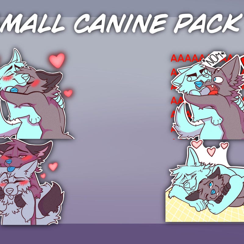 Dog Furry Sticker Base - Etsy
